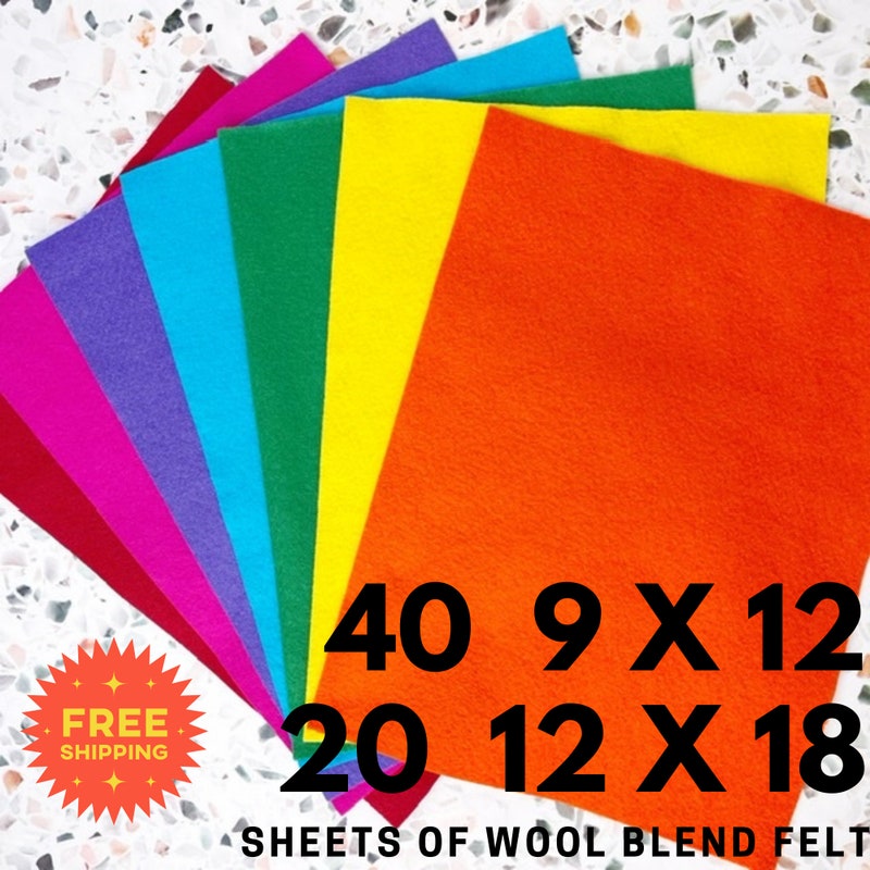 Wool Blend Felt Sheets - Etsy