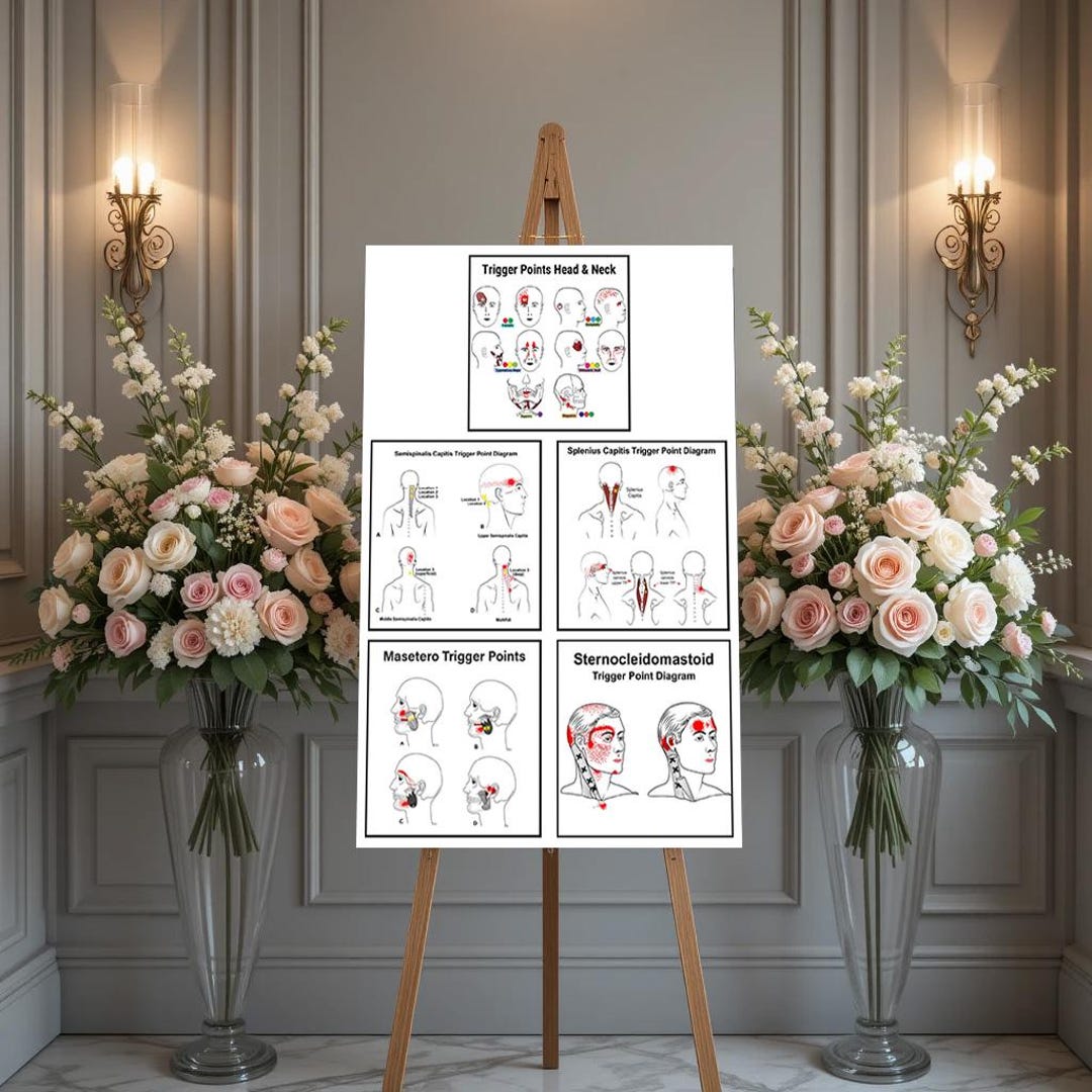 A Collection of Trigger Point Charts Head & Neck Muscle Pain Relief ...