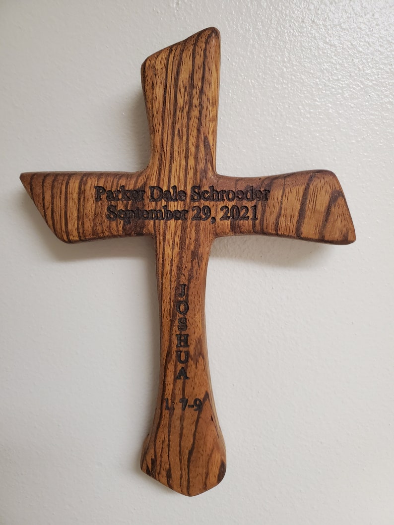 Custom Engraved Wooden Cross - Etsy