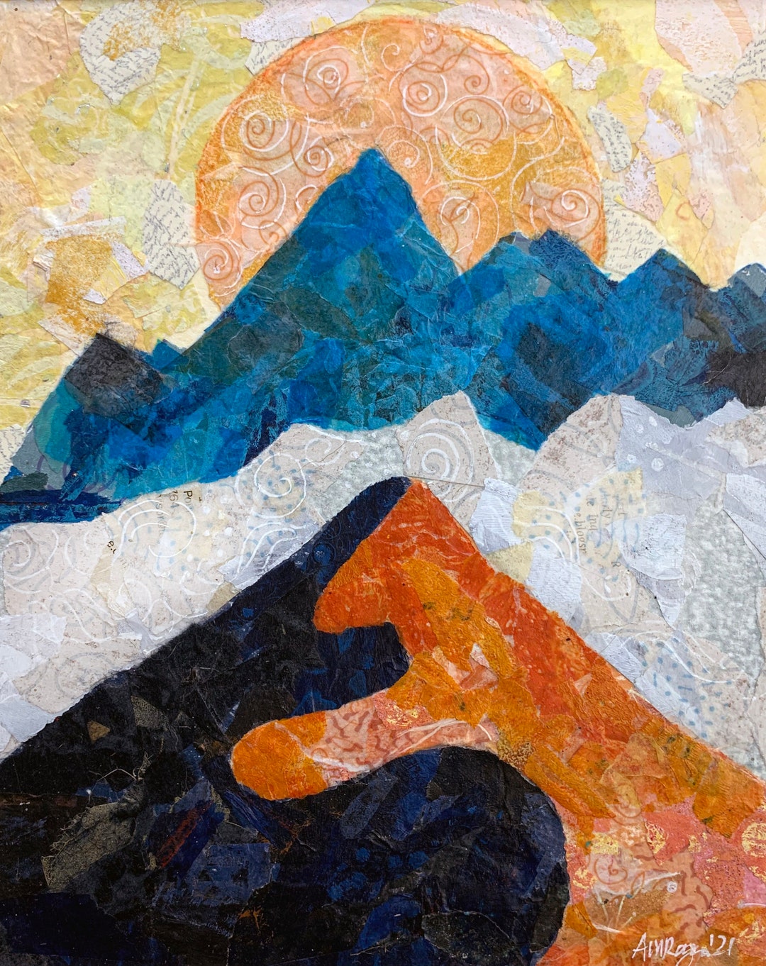 Colorado Landmarks Collages; 8x10 Matted to 11x14; Statement Art, Looks ...