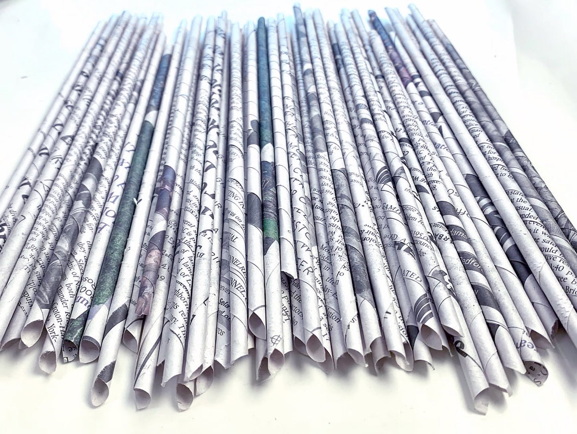 Newspaper Tubes for Weaving, Paper Craft, Baskets and More - Upcycled ...