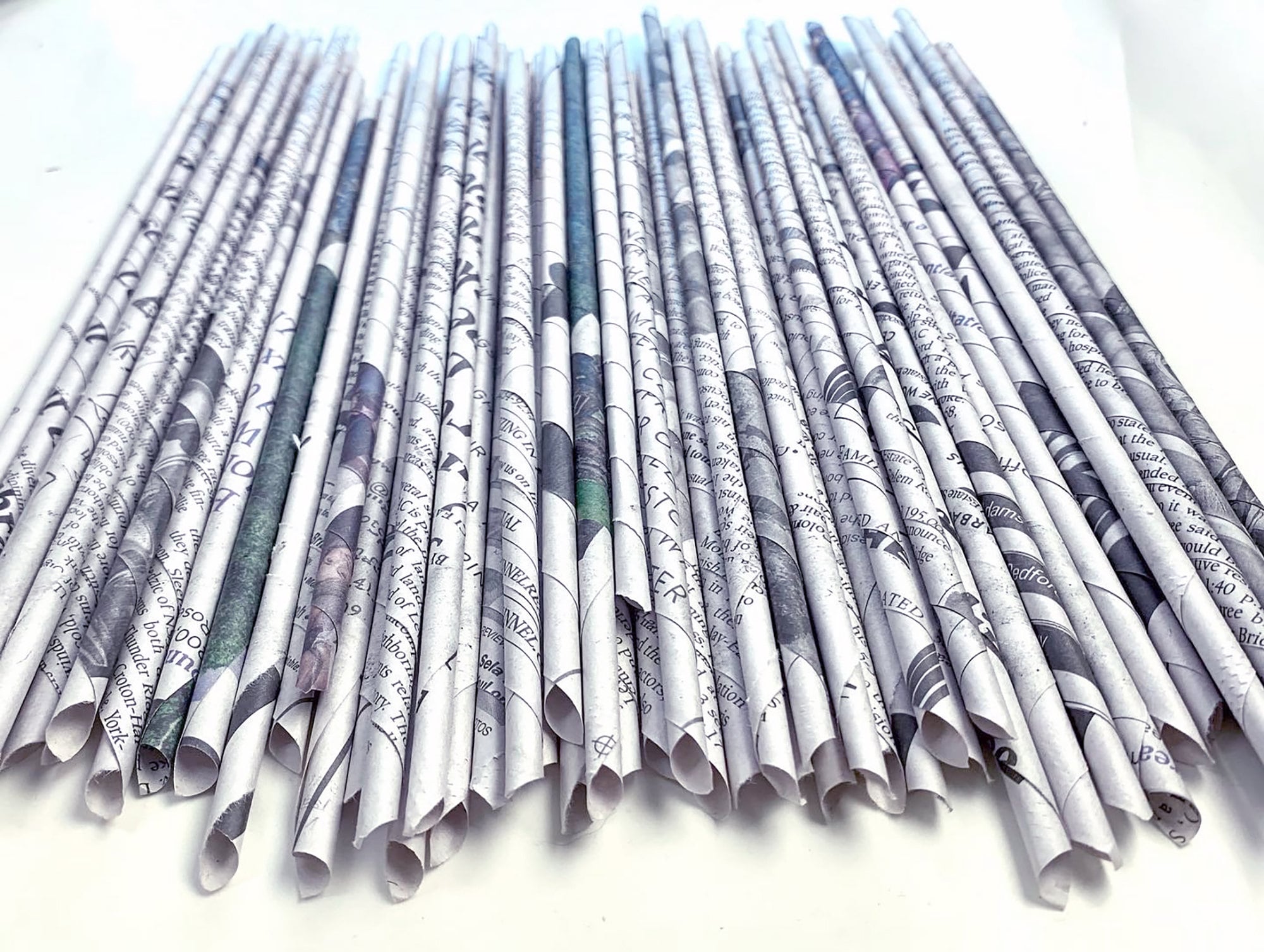 Newspaper Tubes for Weaving, Paper Craft, Baskets and More - Upcycled ...