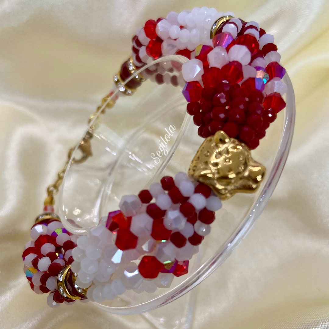 Idé With Allegorical Colors to Shangó, Idé De Mazo, Ilde, Idé Changó ...