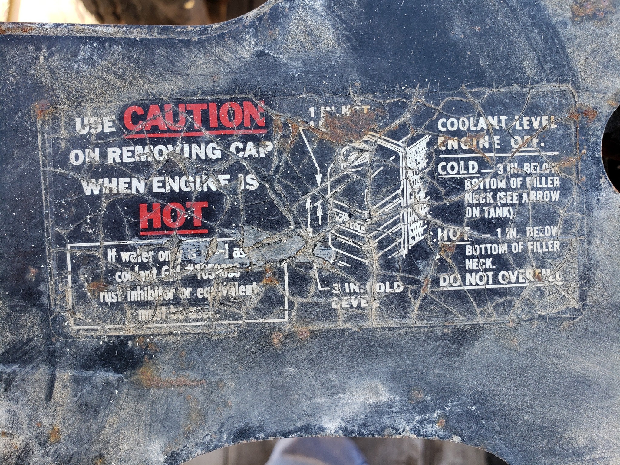 1968 Caution Coolant Decal - Pontiac Firebird, GTO, Tempest and Lemans ...