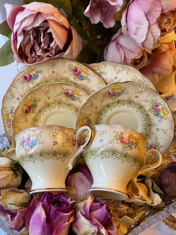 Paragon Virginia Teacupsaucersipe Plate Trio Set of 2 - Etsy