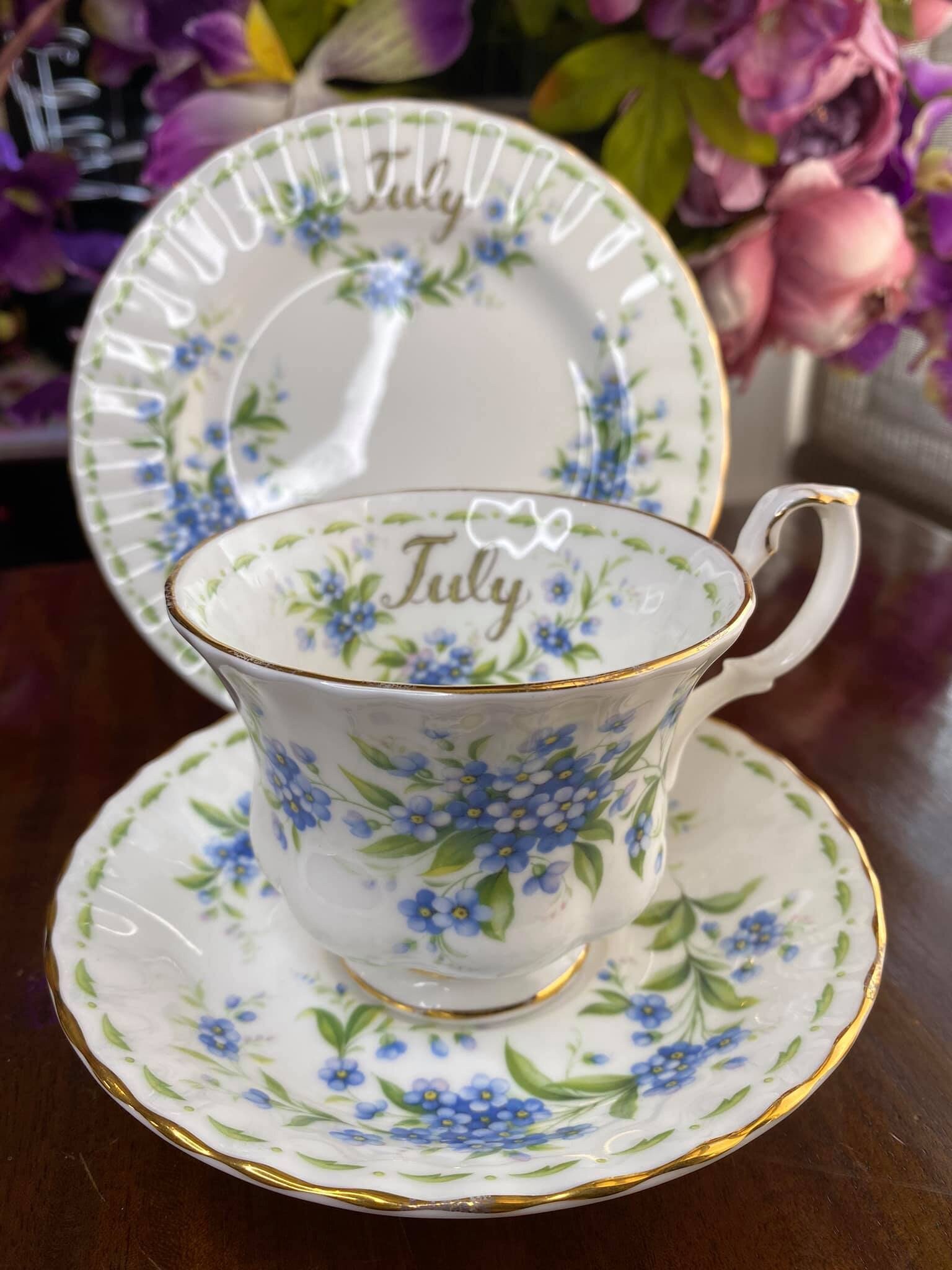 ROYAL ALBERT Flower of the Months January,february,march,april,june ...