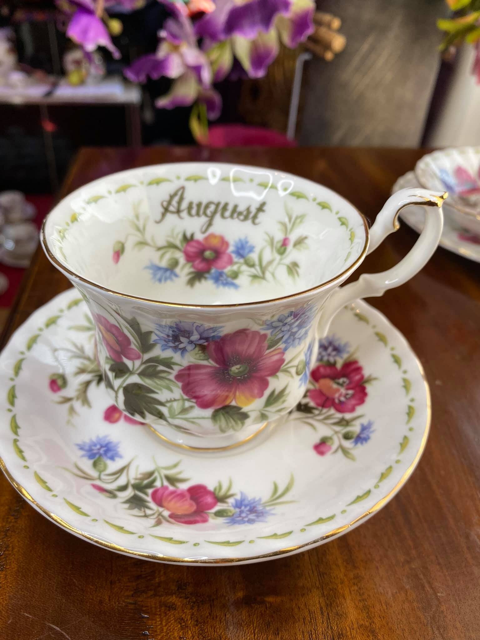 ROYAL ALBERT Flower of the Months January,february,march,april,june ...
