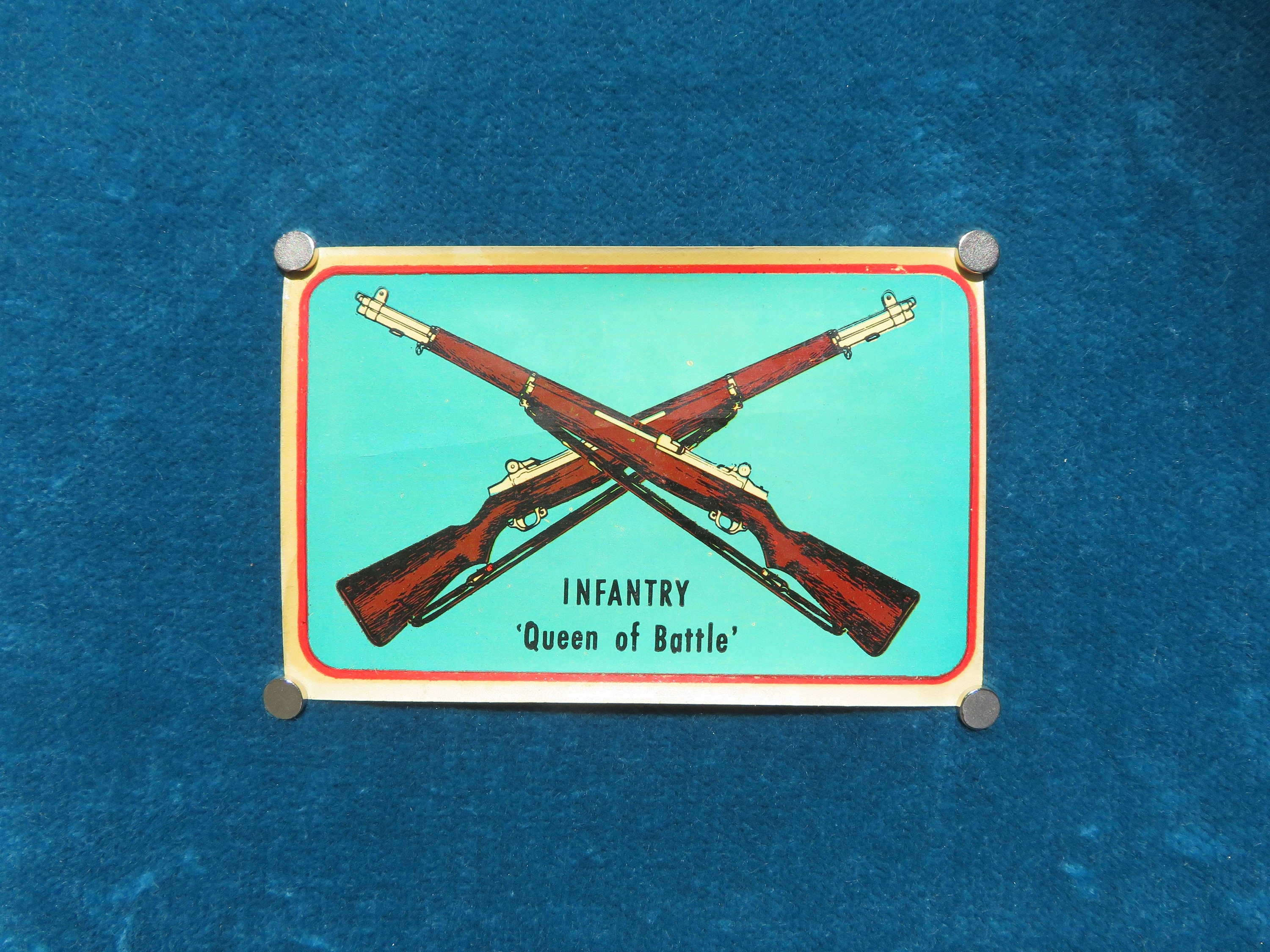 Vintage Infantry Queen of Battle Mastercraft - Etsy.de