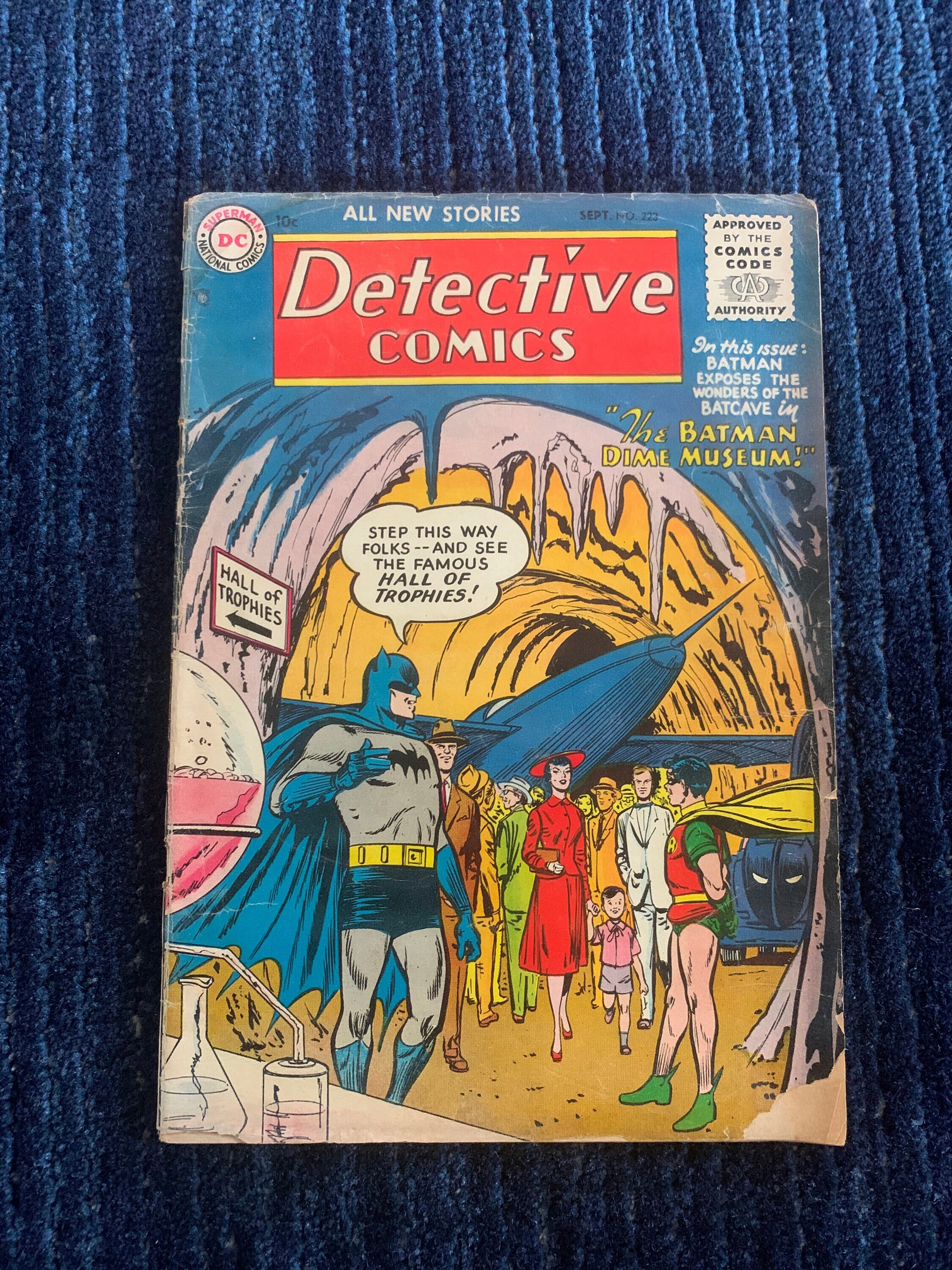 Detective Comics Batman #223 "the Batman Dime Museum" 1955 - Etsy