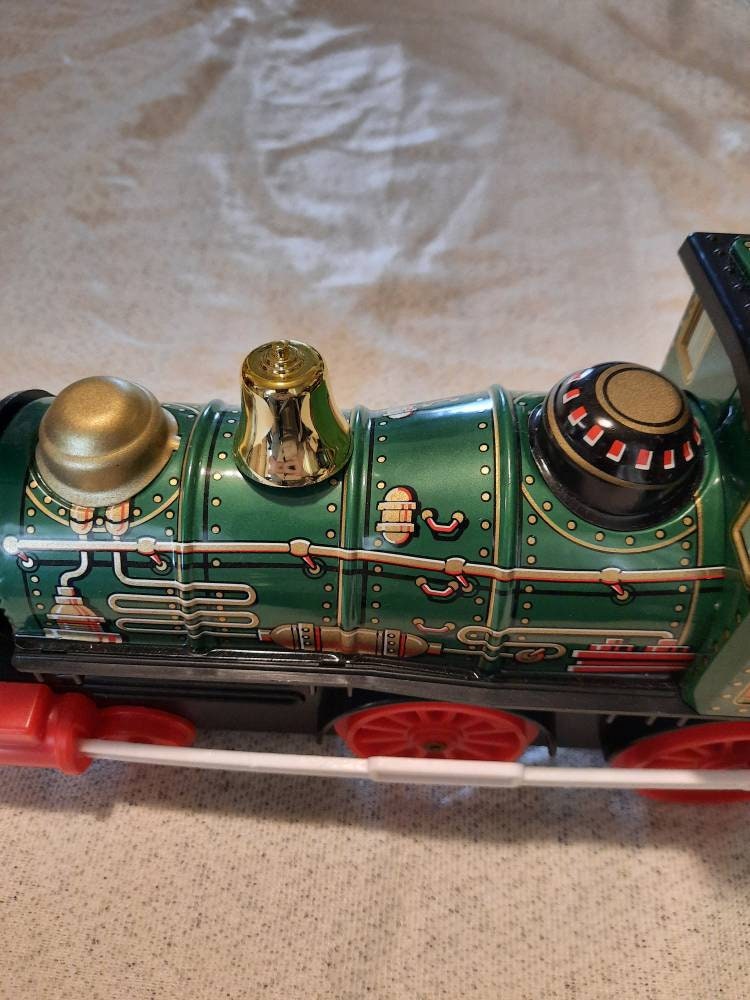 Vintage Tin Train, Battery Operated Tin Train, Collectible Train - Etsy