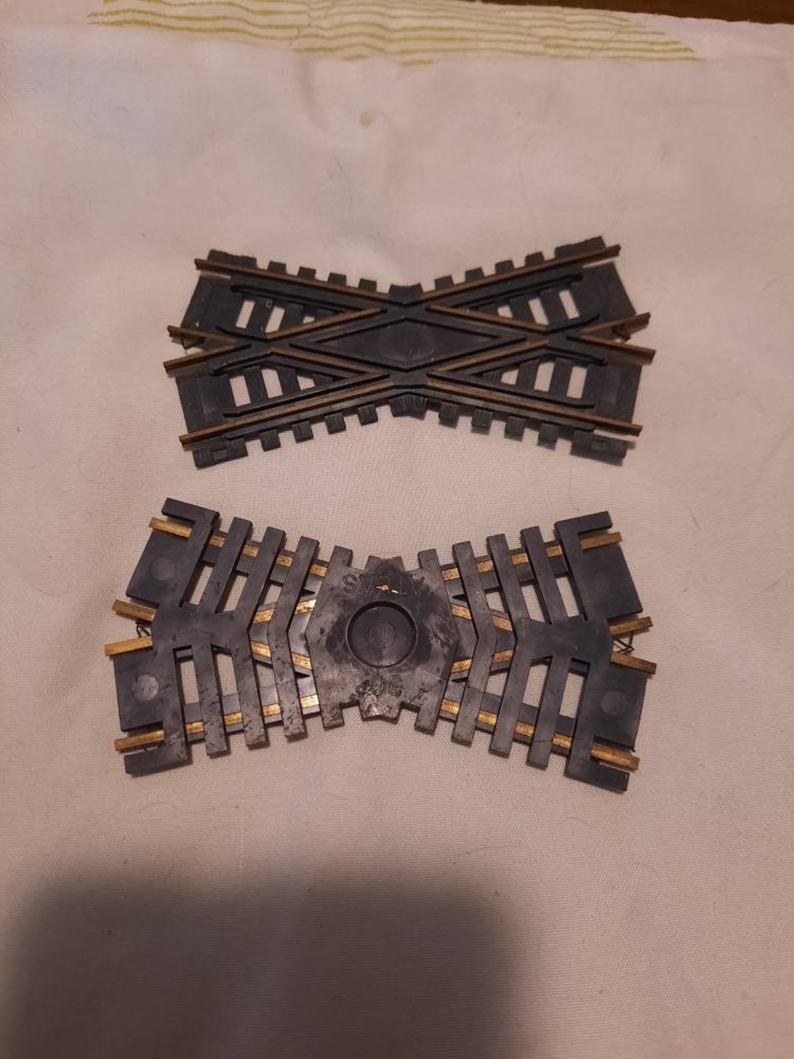 Set of 2 Cross Track, Medium Size Cross Track, Train Track Sections - Etsy