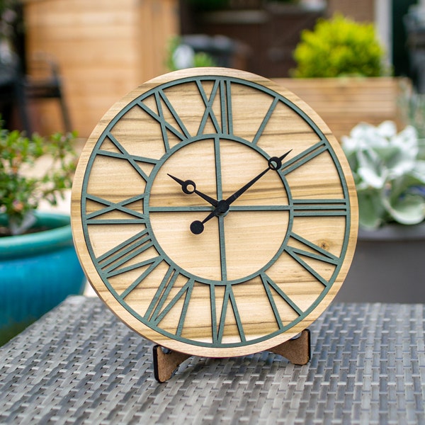 Vintage Wood Clock - Etsy