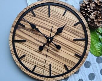 Exotic Wood Clock - Etsy