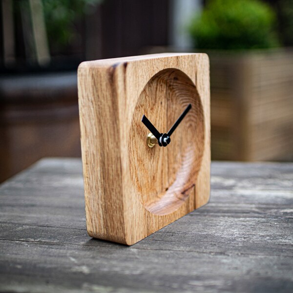 Rustic Desk Clock - Etsy