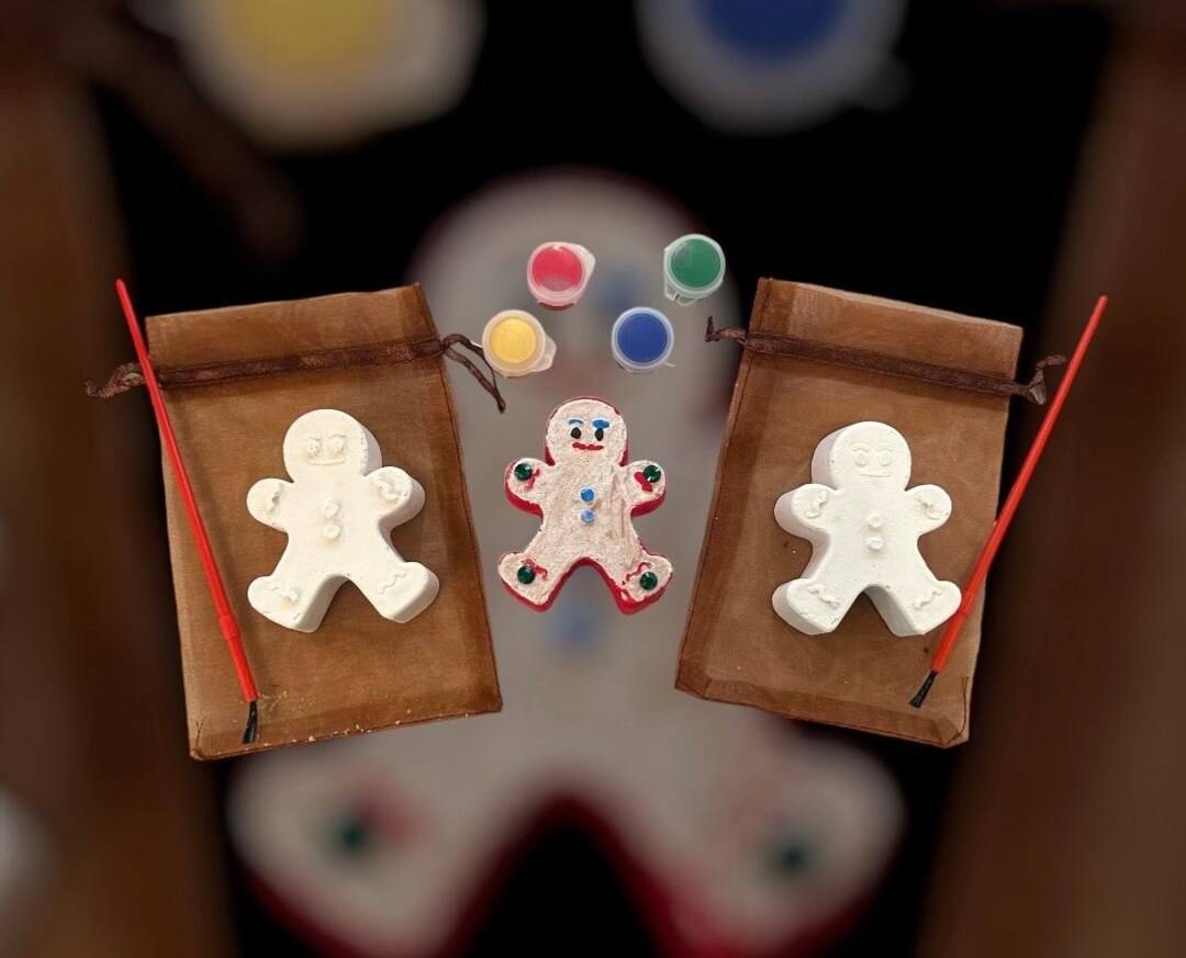 Gingerbread Man Chalk Paint Kit-unique Stocking Stuffer/arts&craft Set ...