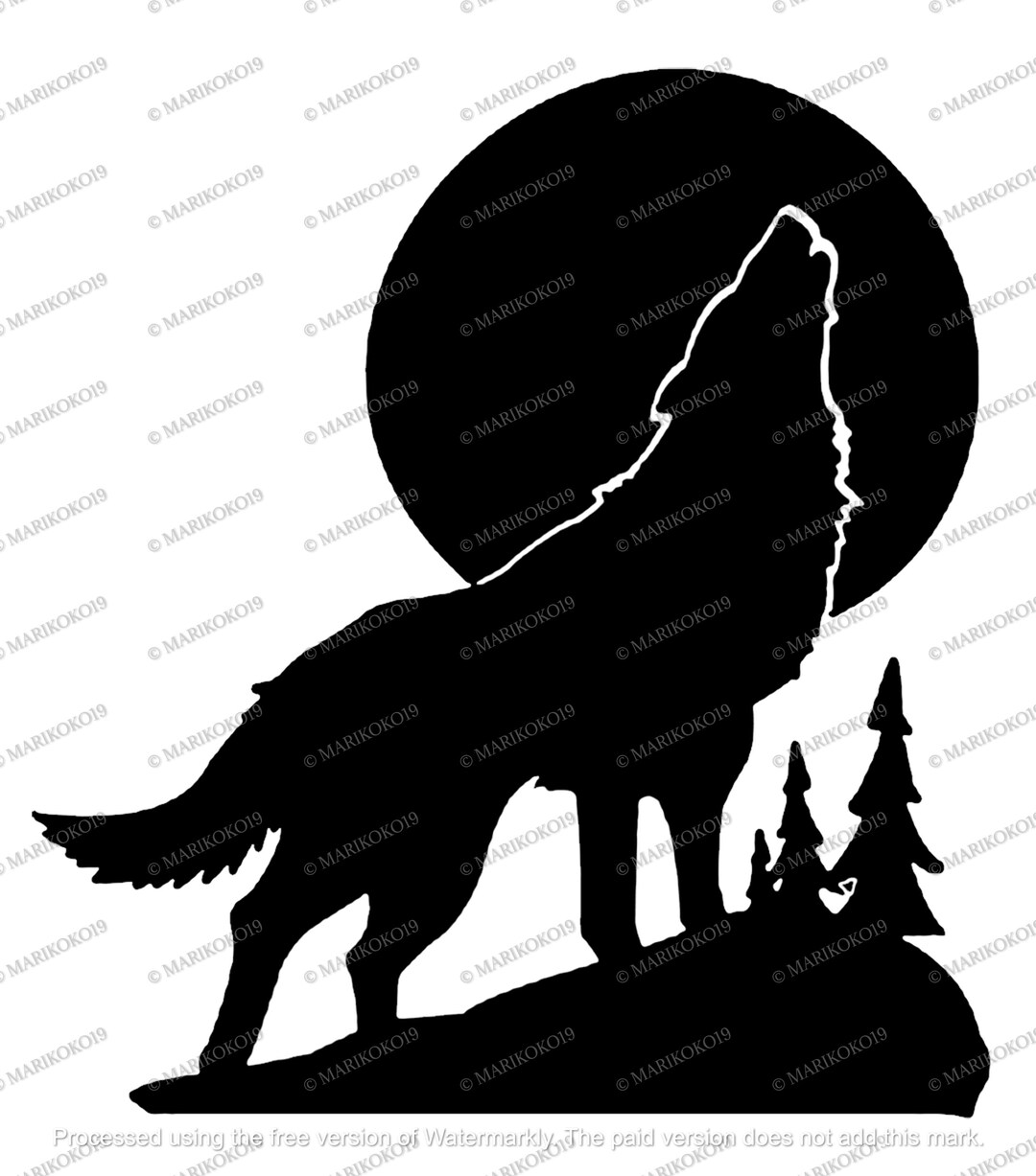 Wolf SVG File – Wolf Pack Clipart - Big Wolf PNG - Wolf Design - Wolves ...