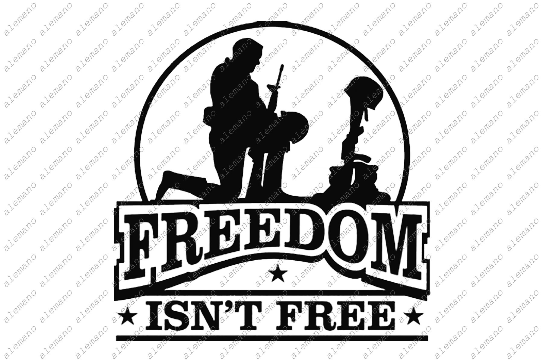 Freedom Isn't Free Svg File Freedom Svg Military Design | Etsy Finland