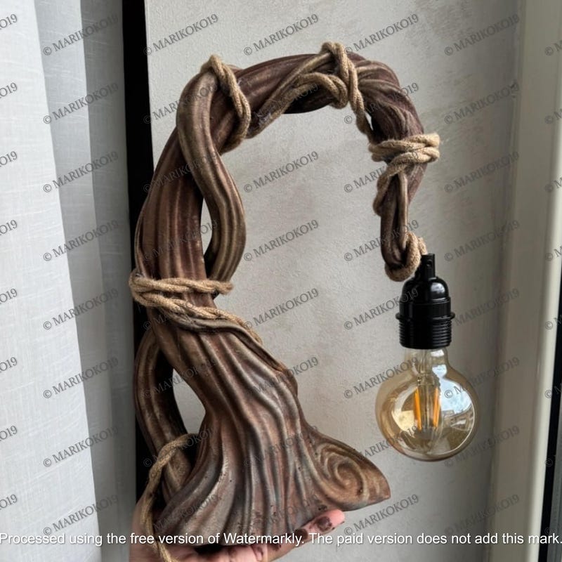 Tree Lamp - Etsy