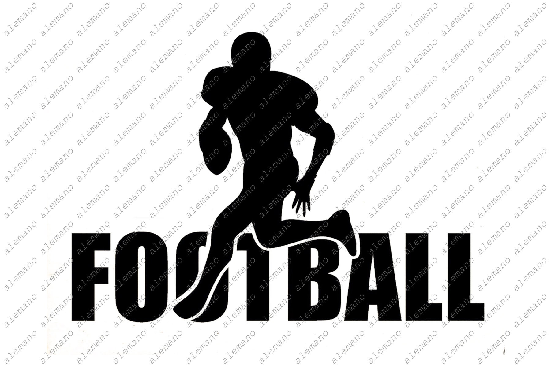 Football Svg File American Football Cut File Football - Etsy