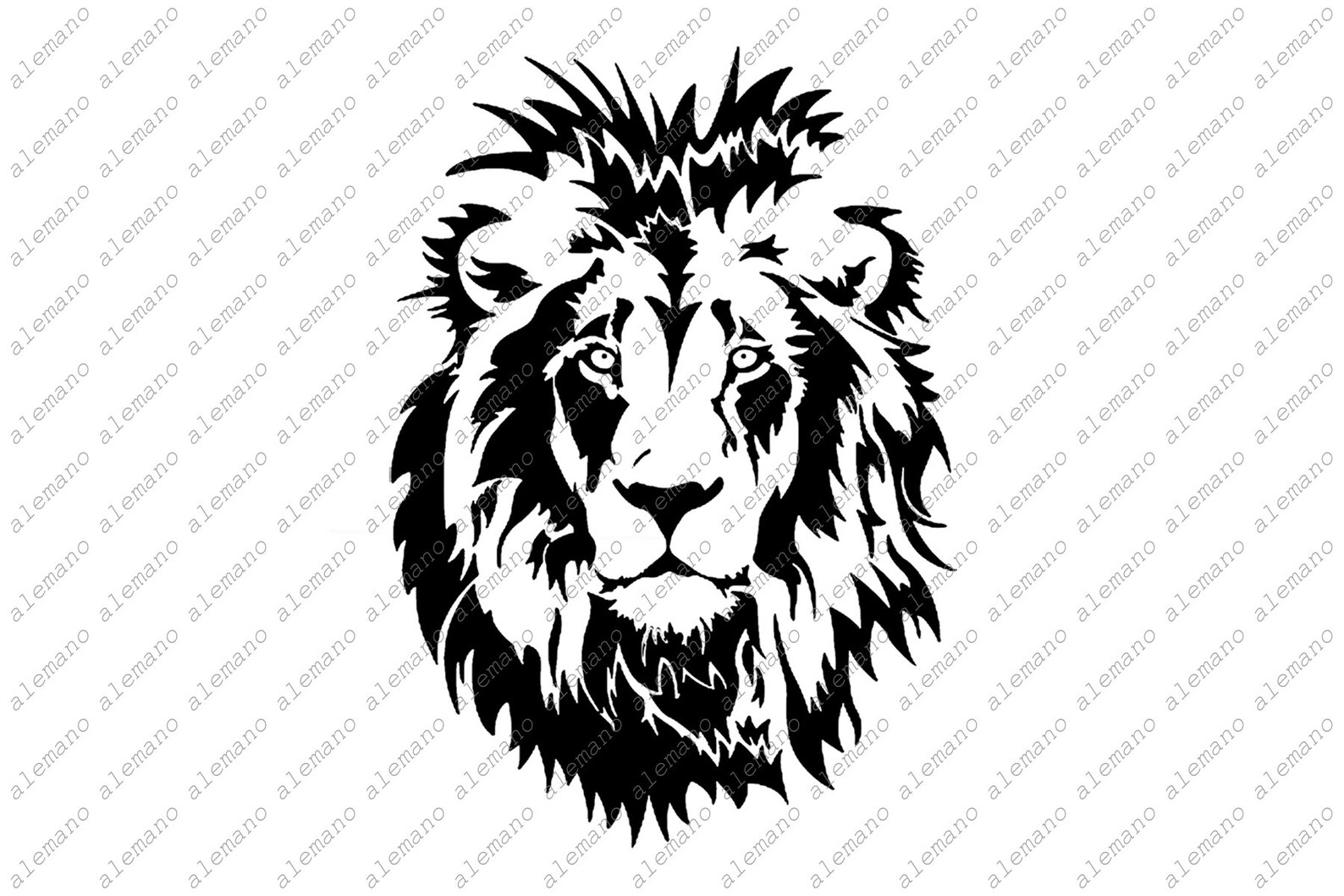 Lion Svg File Lion Clipart Animals Svg Wild Animals | Etsy