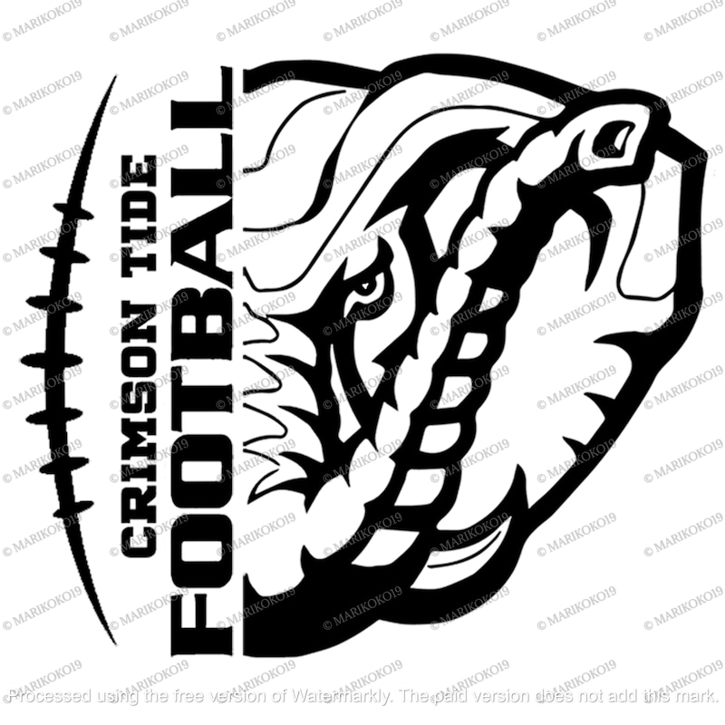 Alabama Crimson Tide Svg - Etsy