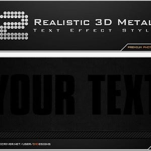 Awesome 3D Fonts Pack - Photoshop Styles ASL & PSD - Realistic 3D Fonts ...