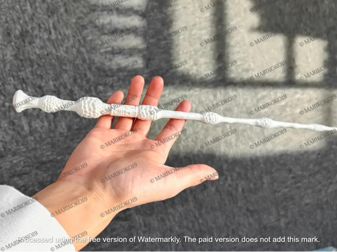 Harry Potter Wand 3D Printable STL - Lord Voldemort Wand 3D STL File ...