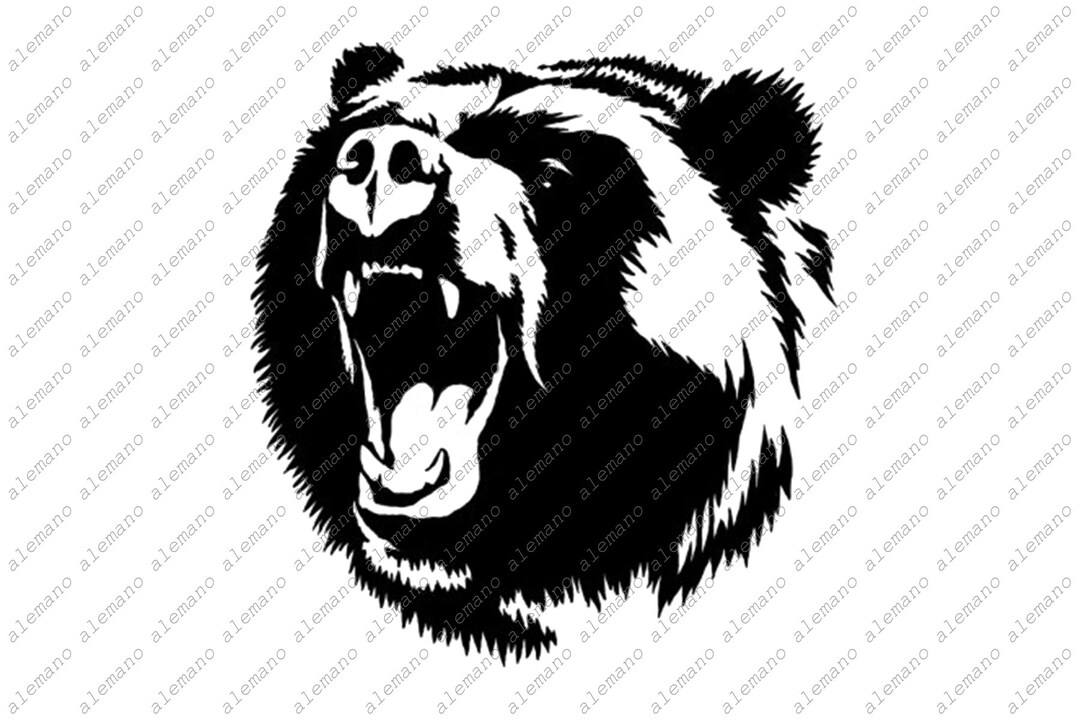 Archivo Svg de oso - Clipart de oso - Animales Svg - Archivo de corte ...