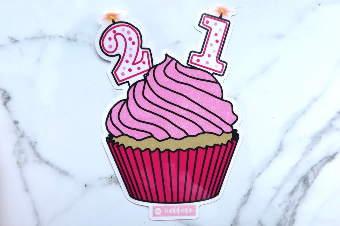 Dasha 21st Birthday Vinyl Sticker - Etsy