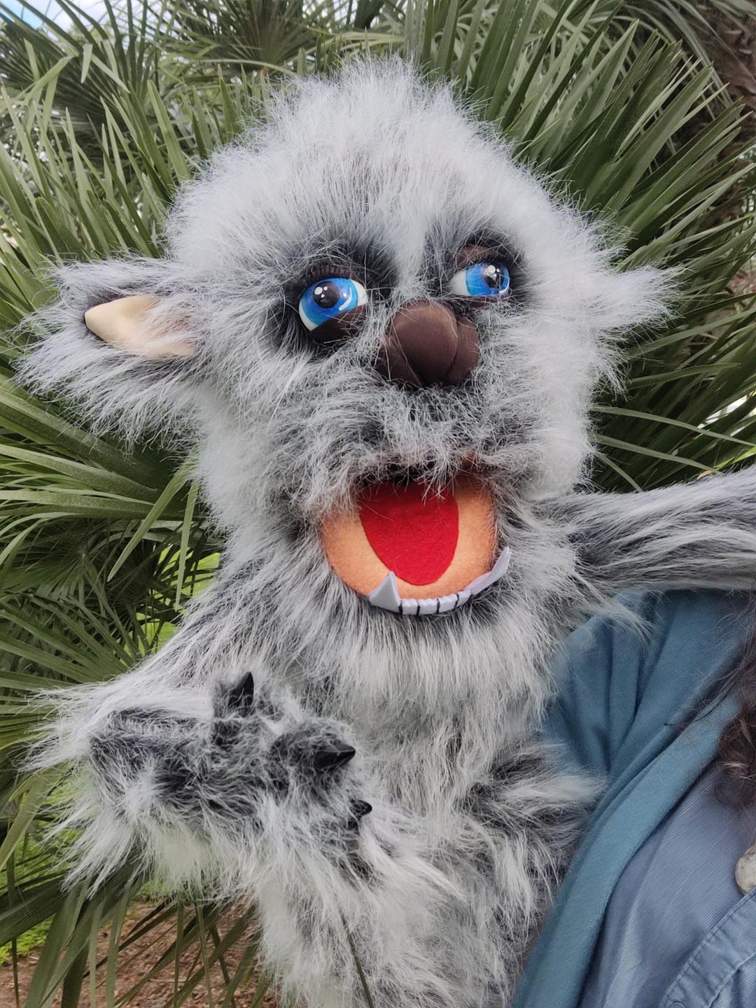Forest Furry Monster Puppet - Etsy