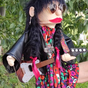 Rock Star Girl Puppet Handmade - Etsy
