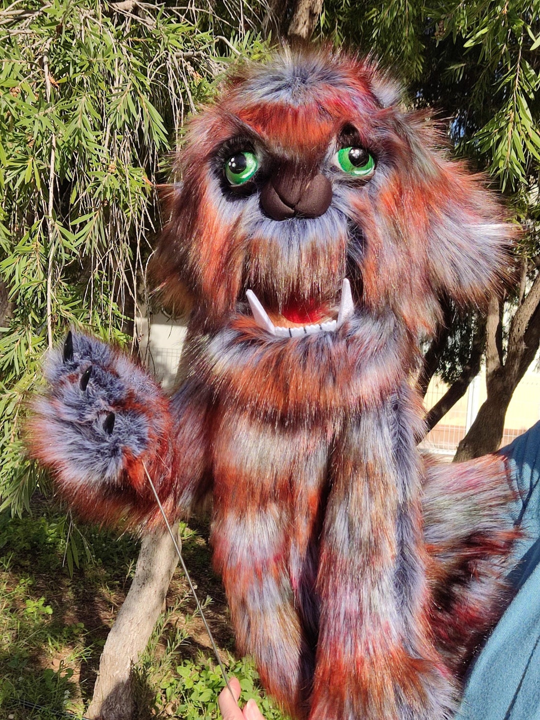 Forest Furry Monster Puppet - Etsy