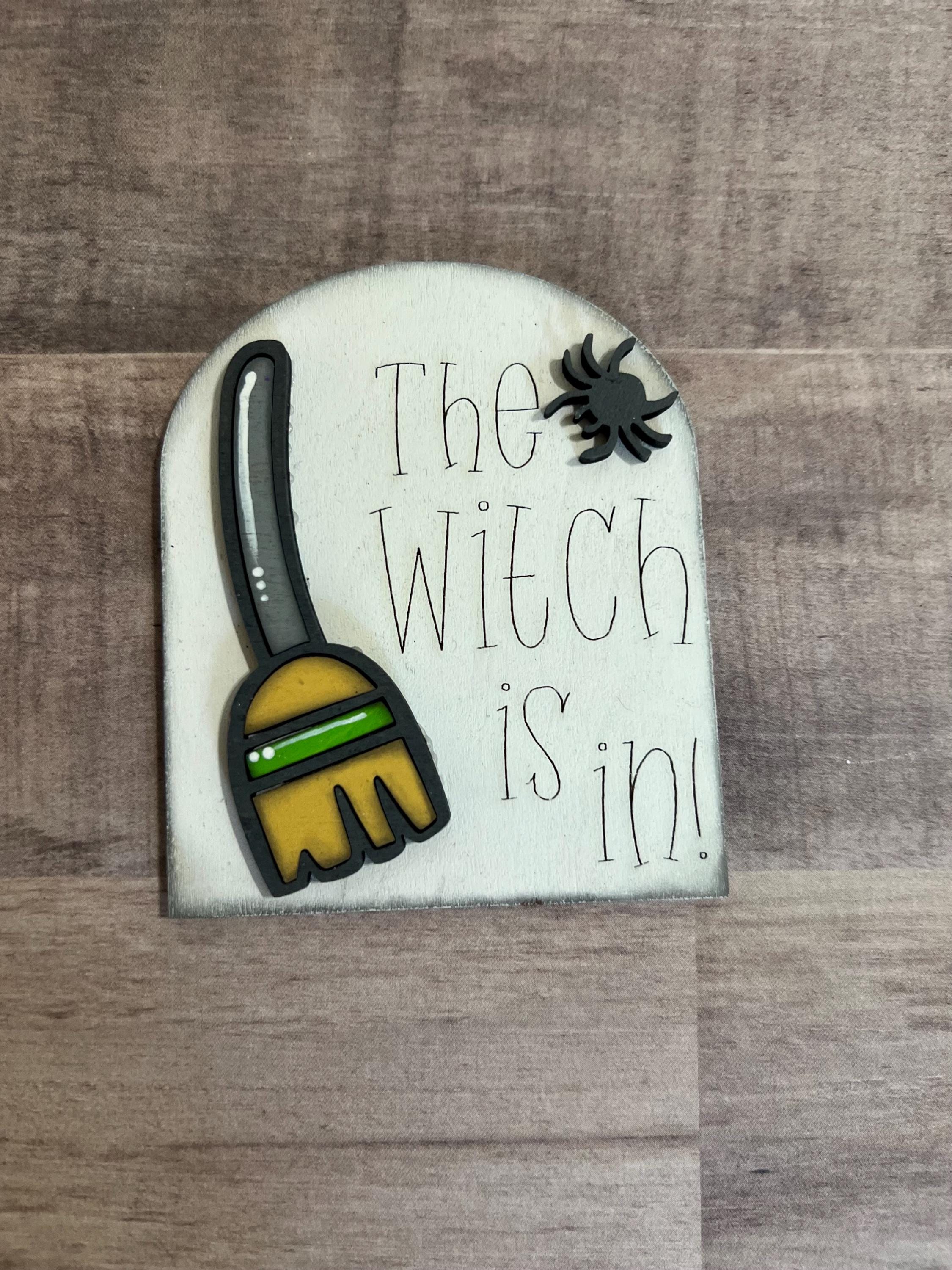 Hand-painted Mini Arched Wood Frame Insert: Rustic Tiered Tray Decor ...