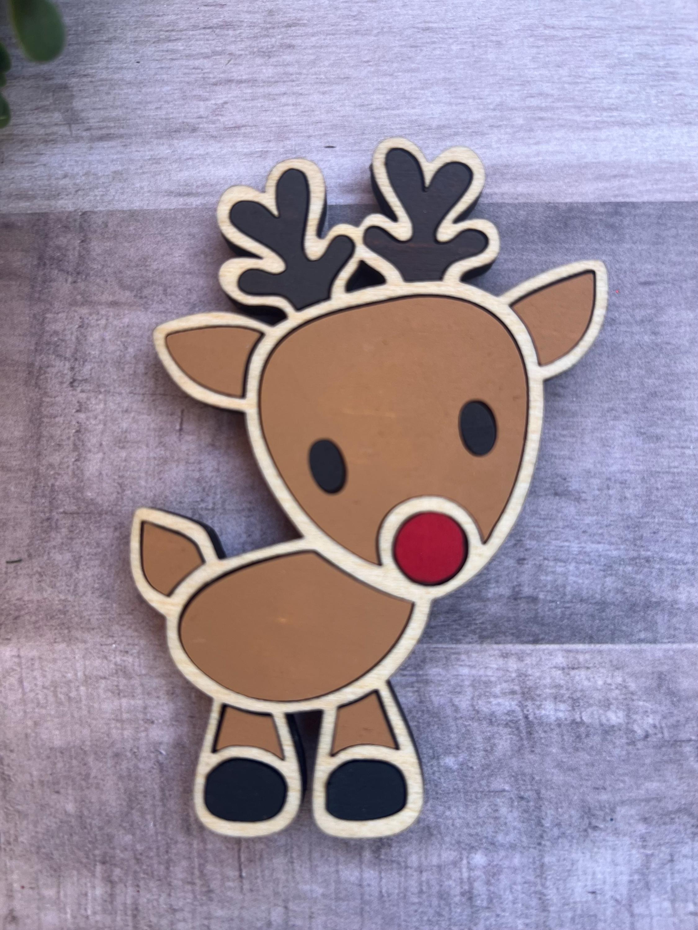 Christmas Magnets, Santa Magnet, Holiday Decor - Etsy