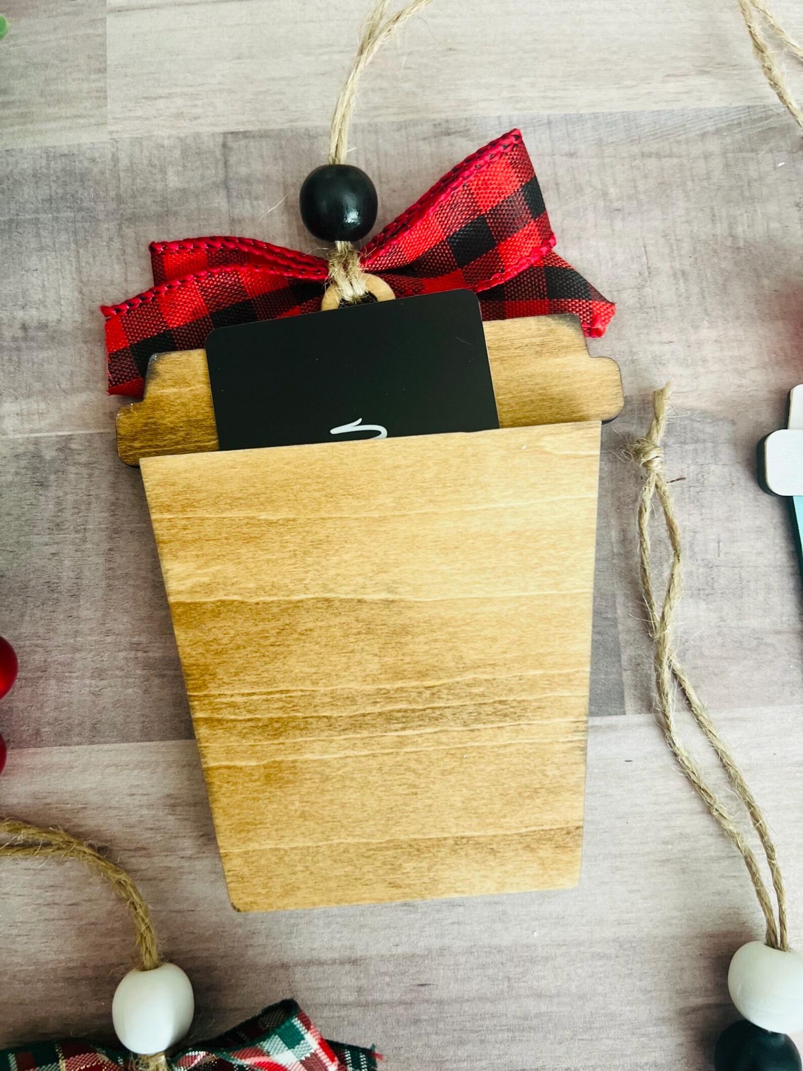 Christmas Character Gift Card Ornament: Secret Santa Gift - Etsy