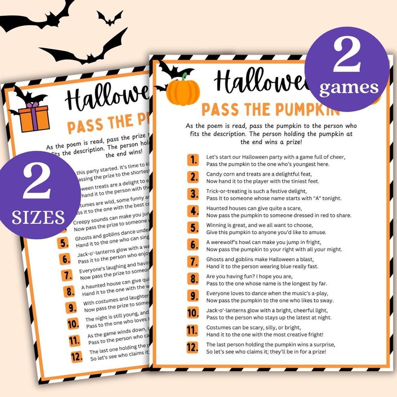 Halloween Taboo Games - Etsy