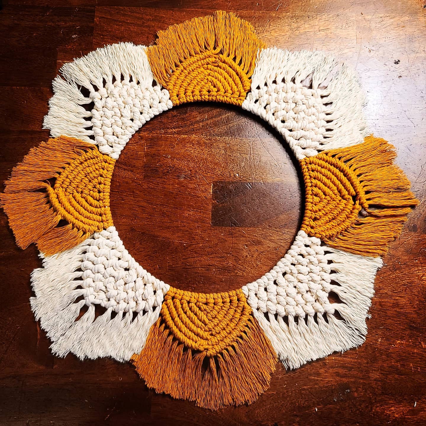 Macrame Mandala Mur suspendu - Etsy France
