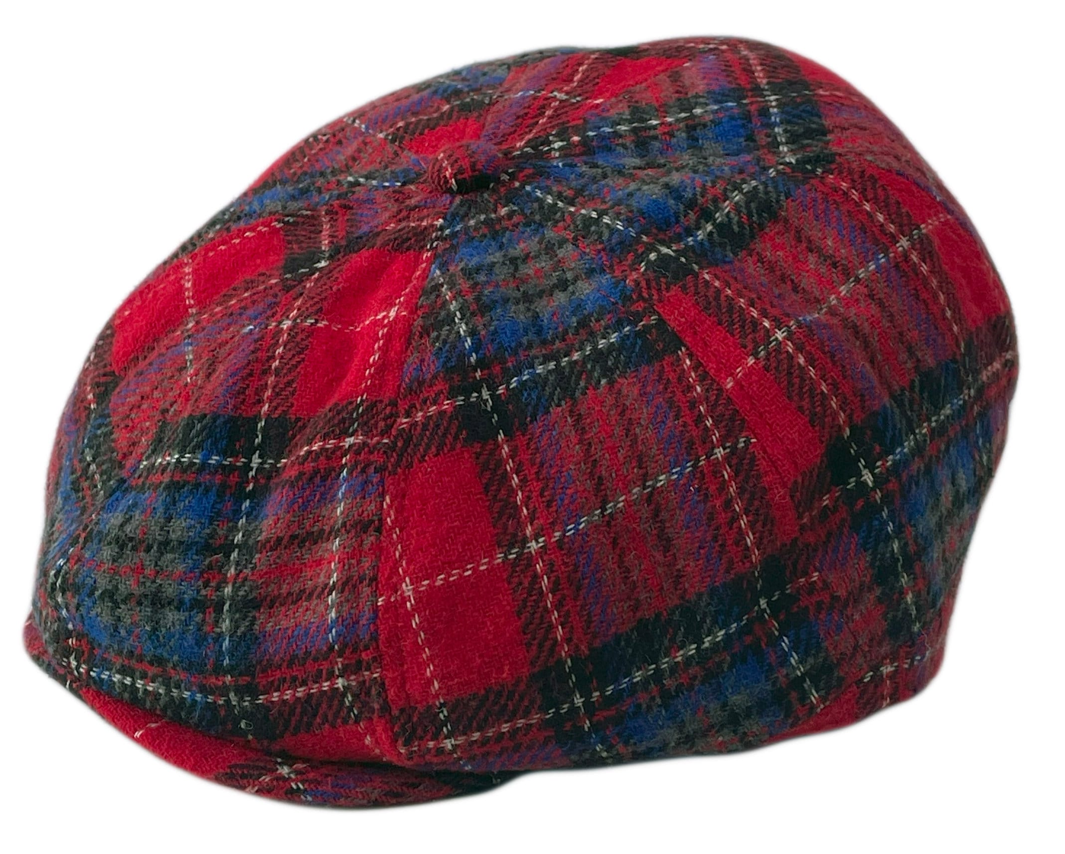 Men's Scottish Tartan Flat Cap: Wool Blend Newsboy Cabbie Hat - Etsy