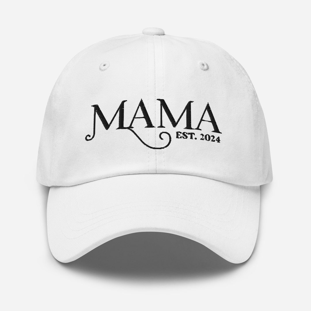Mama EST. 2024 Dad Hat - Proud Mama, Mother's Day Gift, New Mom Gift ...