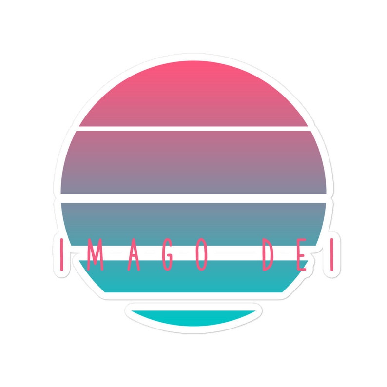 Imago Dei made in God's Image Bubble-free - Etsy