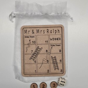 MDF Wedding Favour / Mini Party Games - Etsy