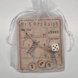 MDF Wedding Favour / Mini Party Games - Etsy UK