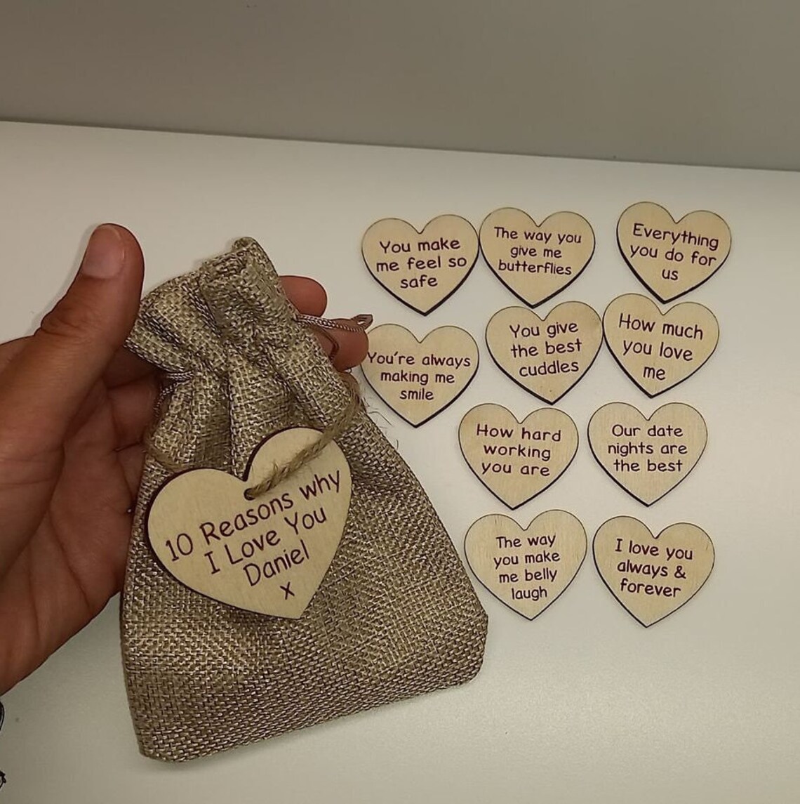 Bag of Reasons Why I Love You Personalised Gift - Etsy UK