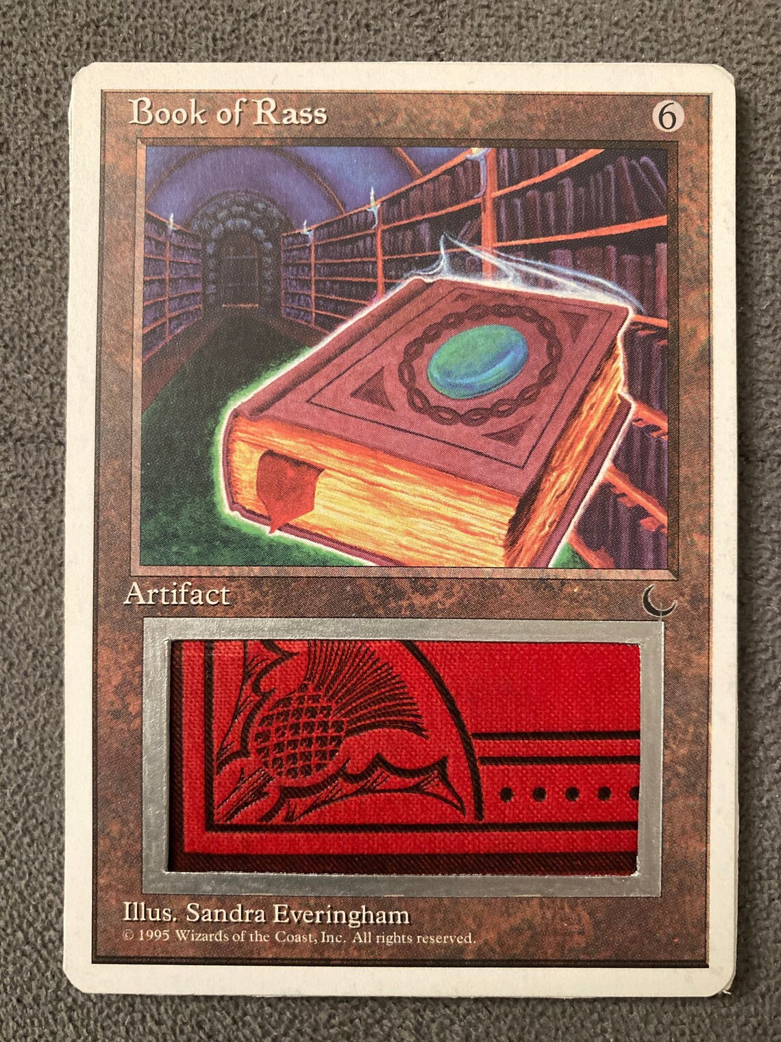 Mtg Book Cover Insert Book of Rass 5/5 | Etsy