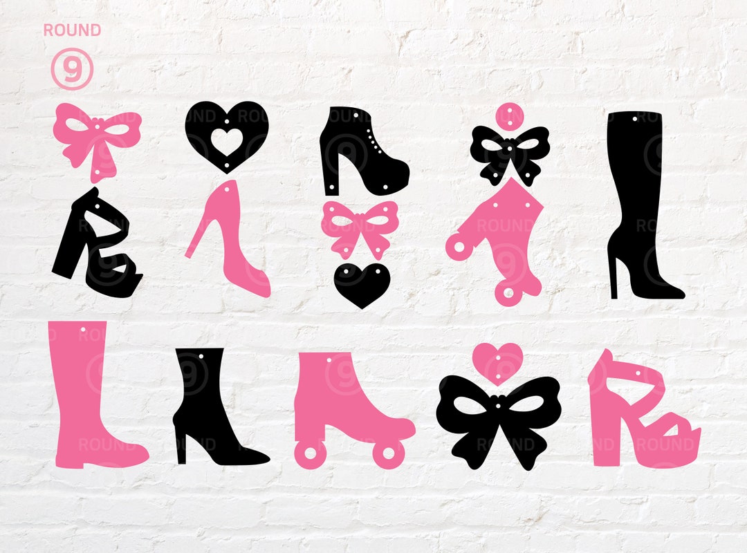 Shoes Earring Svg, Png, Dxf, Eps, Pdf - Etsy