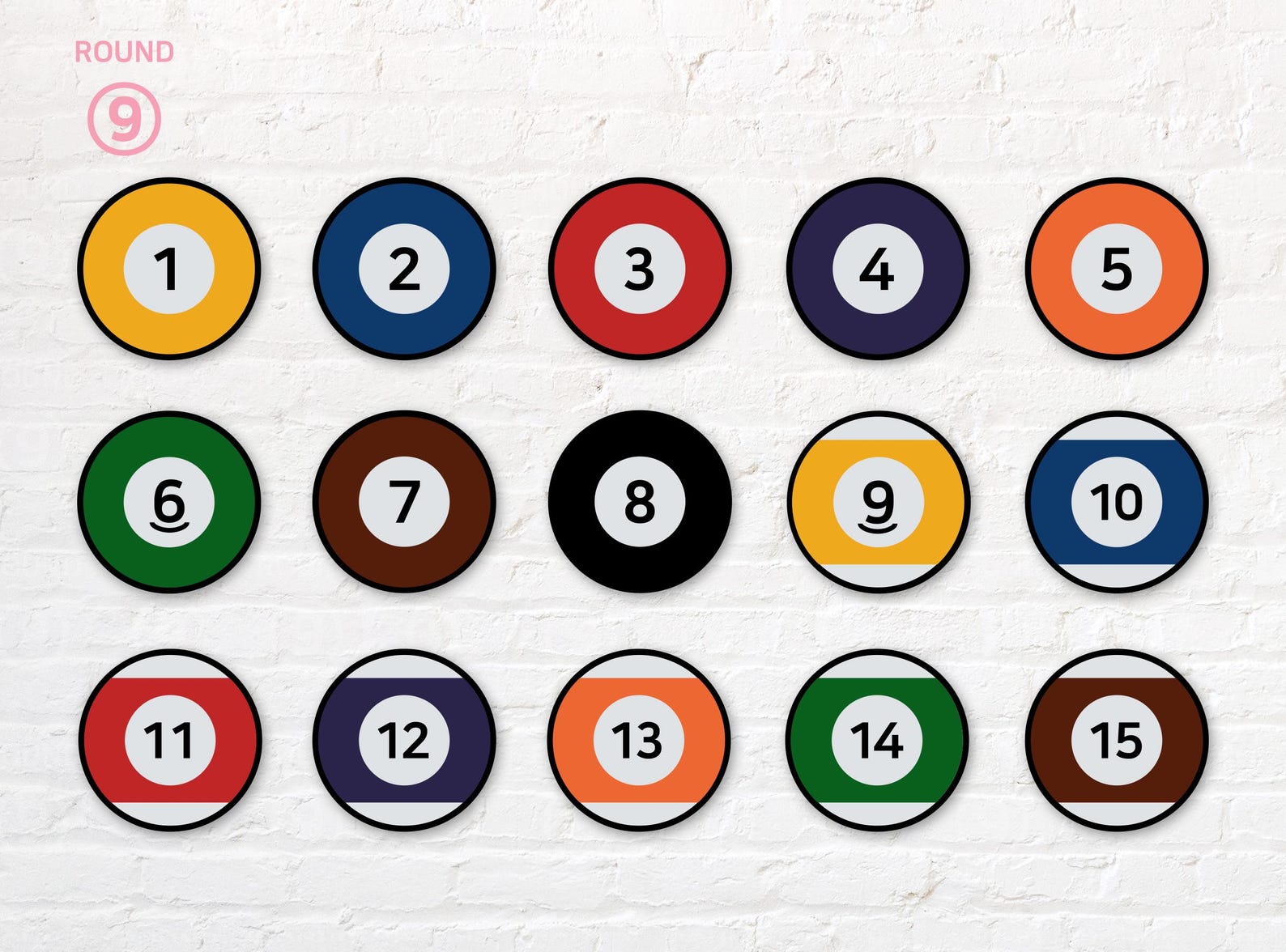 Pool Balls Svg, Billiard Balls Svg, Table Game Outline, Png, Dxf, Eps ...