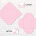 Envelope Template Svg, Png, Dxf, Eps, Pdf - Etsy