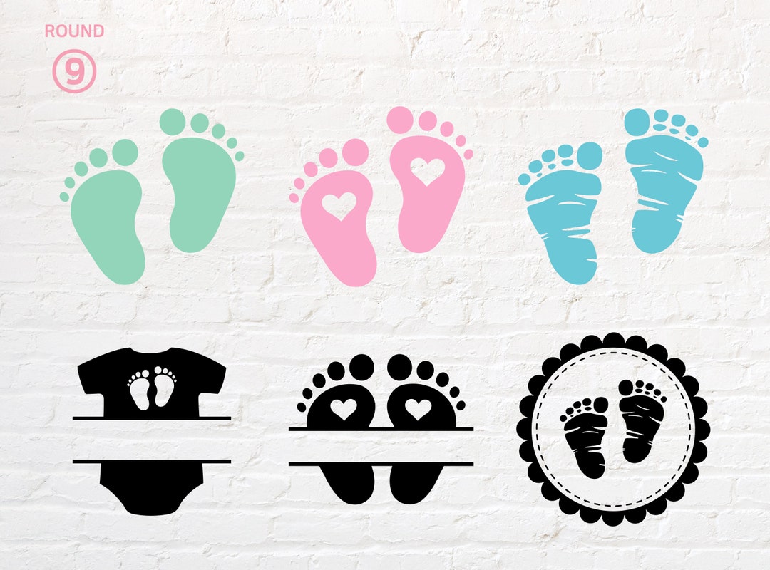 Baby Fuß svg, Baby Fuß Druck svg, png, dxf, eps, pdf - Etsy.de