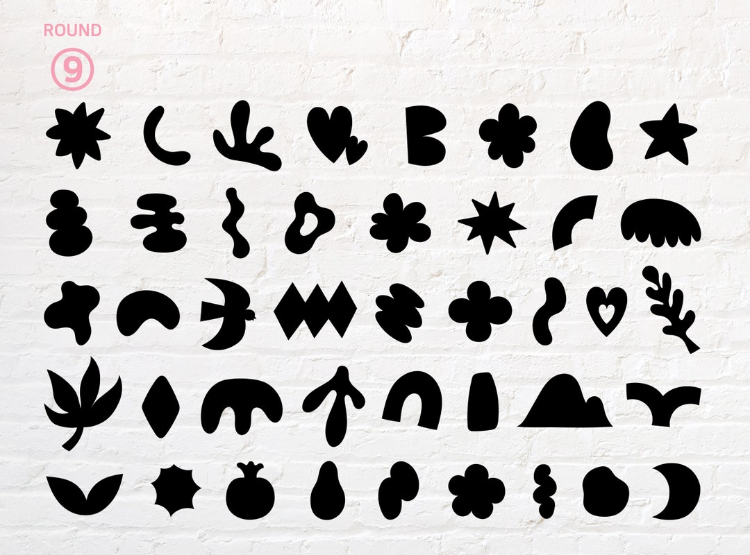 Abstract Shapes Svg, Png, Dxf, Eps, Pdf - Etsy