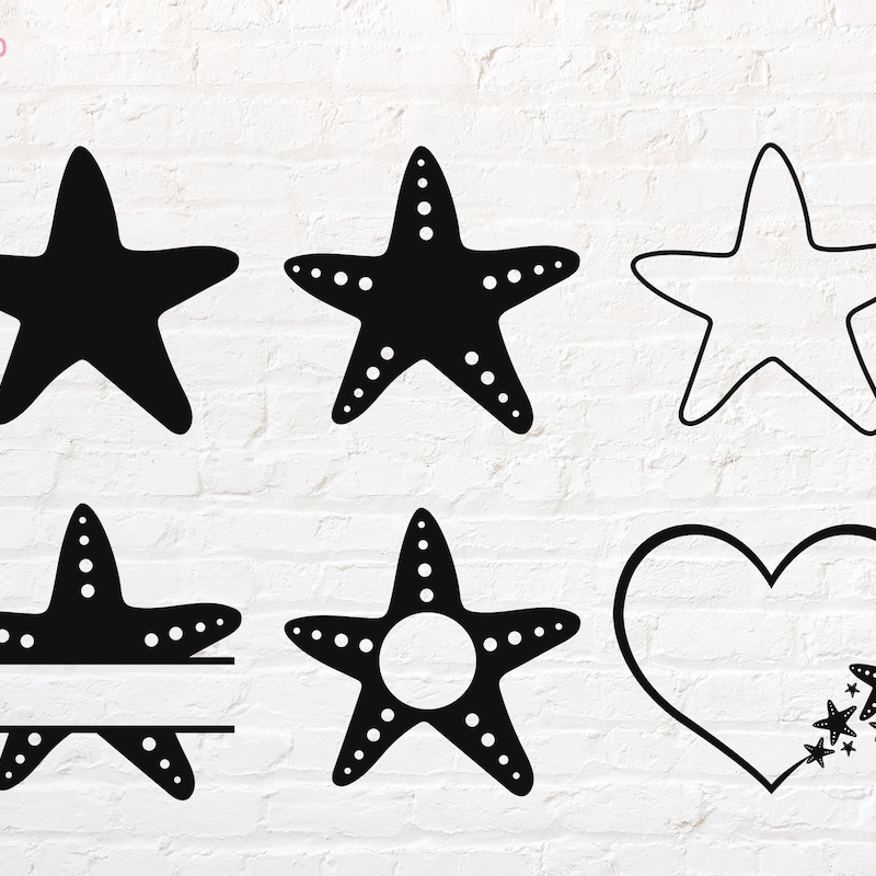 Starfish Svg - Etsy